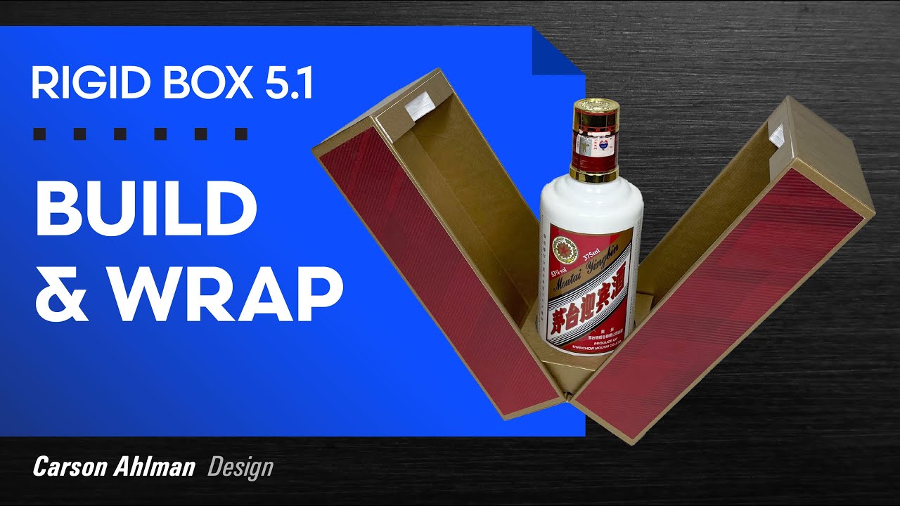Rigid Box Build & Wrap 5 1 - YouTube
