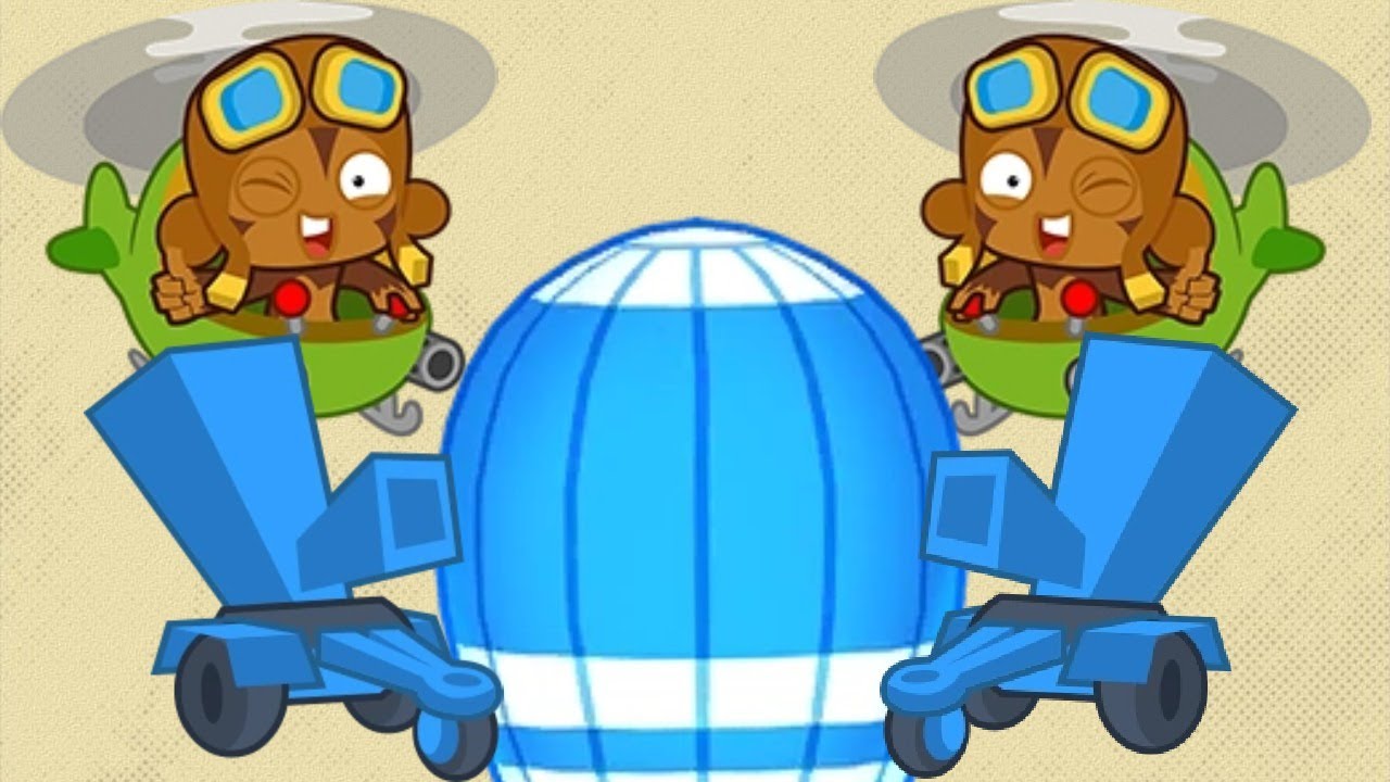 I Used The Bloon Chipper And The Heli Pilot To Beat Bloons Monkey City ...