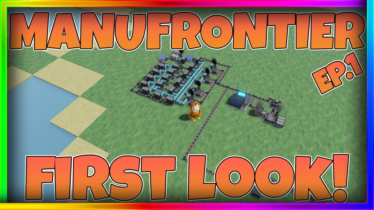I Built My First Factory in Roblox ManuFrontier! - YouTube