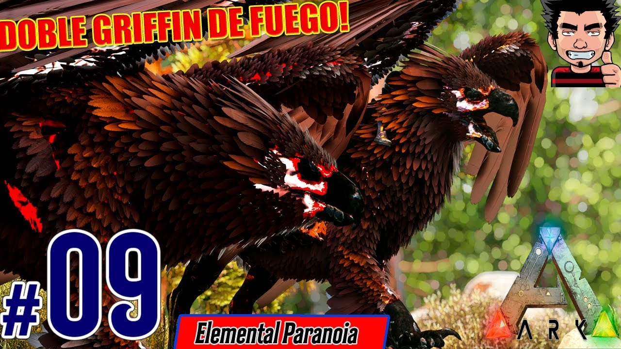 ARK SURVIVAL EVOLVED ELEMENTAL DOBLE GRIFFIN DE FUEGO CUIDADO CON LOS ...