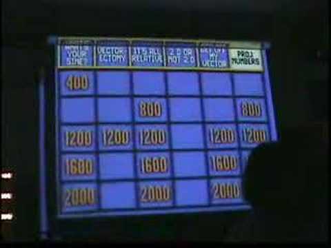 Physics Jeopardy: Vectors and Projectile Motion part 2 - YouTube
