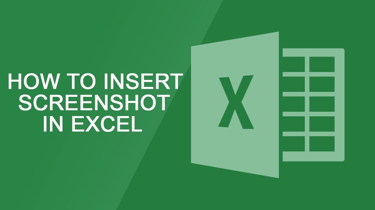 How To Insert Screenshot In Excel YouTube How To Insert Screenshot In Excel YouTube