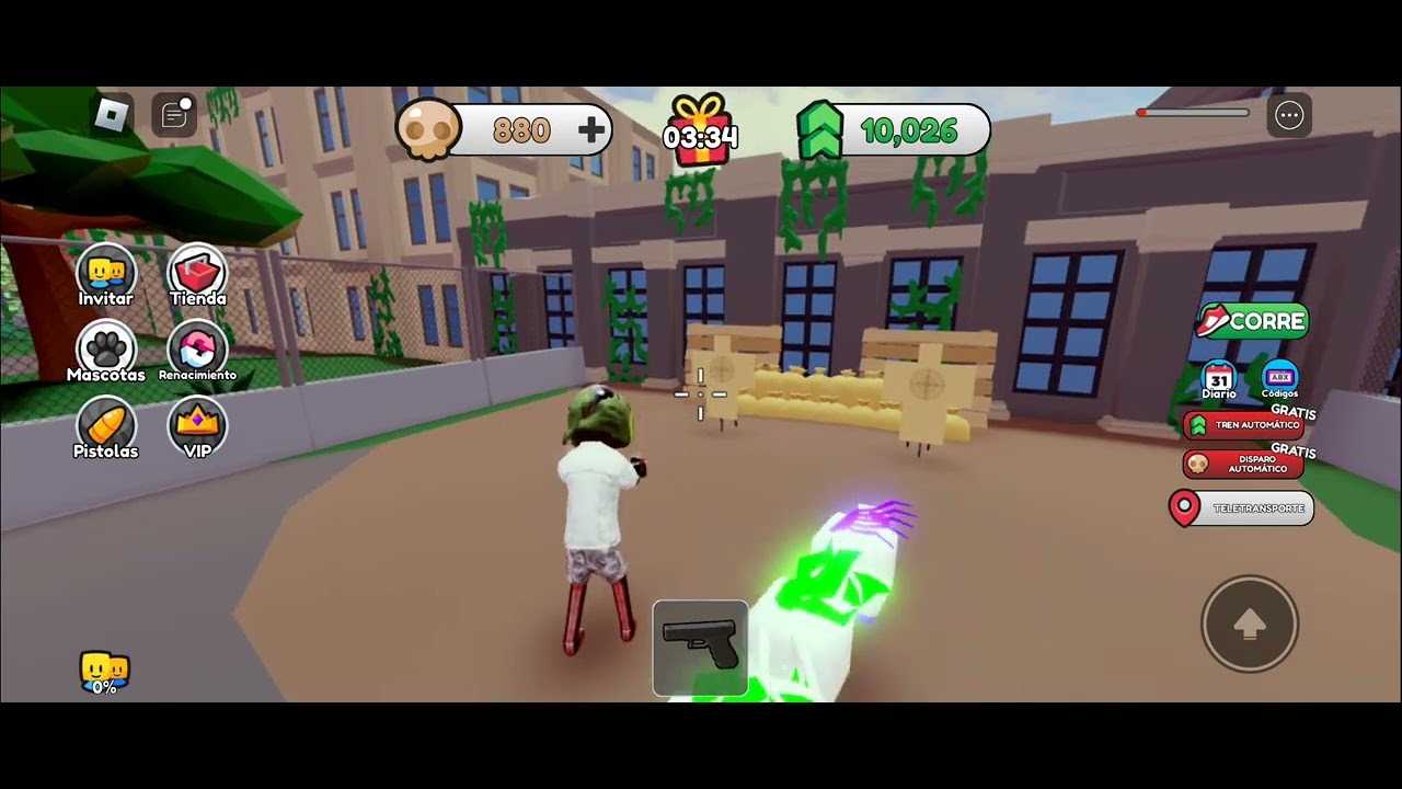 jugando zombie simulator en Roblox - YouTube