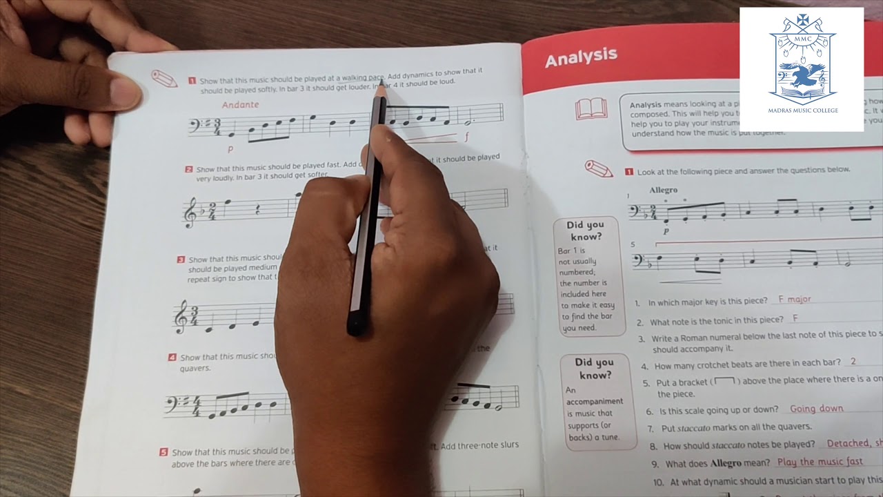 Trinity College London Music Theory Grade 1 Part 16 Musical