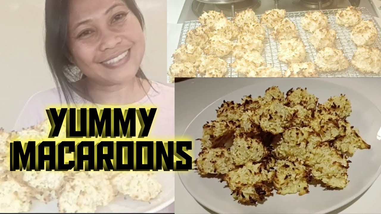 YUMMY MACAROONS #baking #sweettreats #AnnePedilla - YouTube