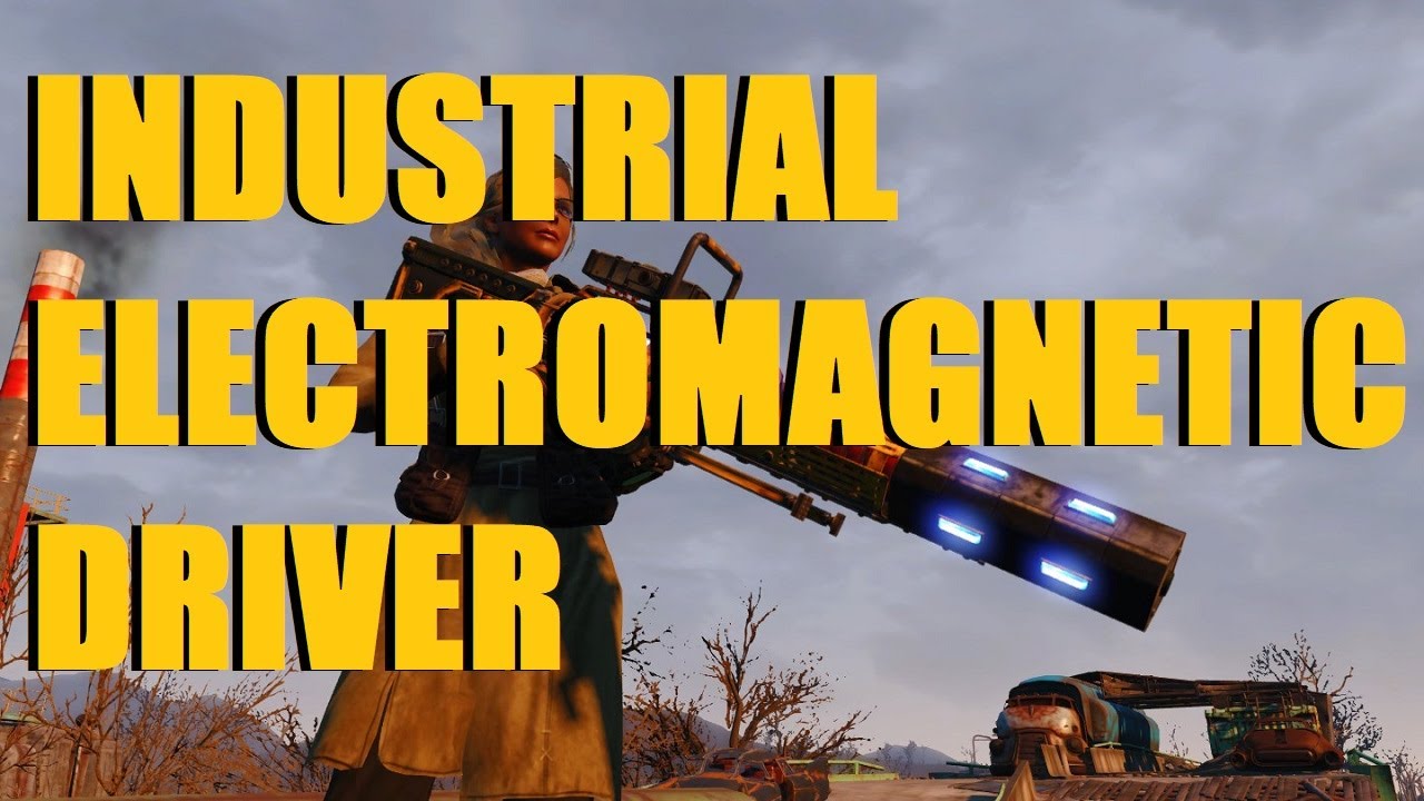 Fallout 4 Mod Review - Industrial Electromagnetic Driver (Anti-Material ...