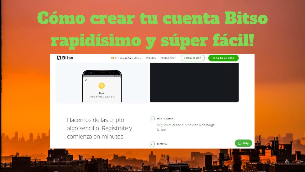 Cómo abrir una cuenta de BITSO rapidísimo y súper fácil - Bitso Wallet ...