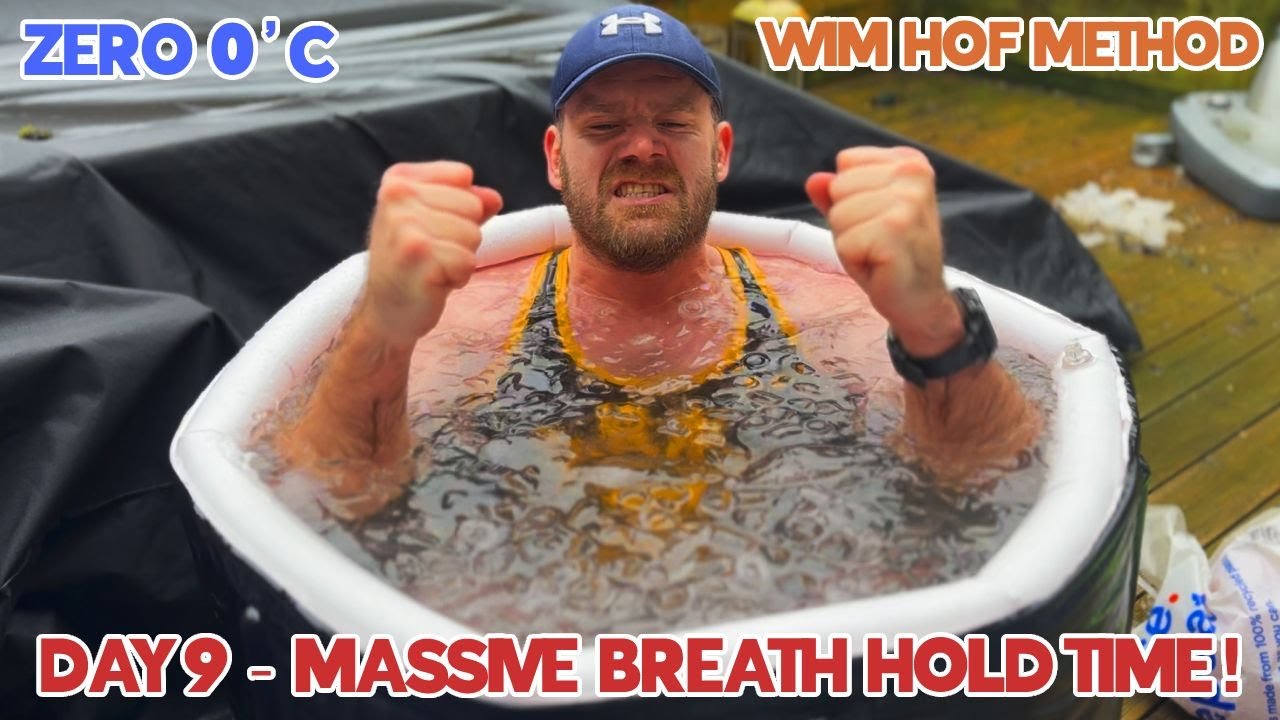 Day 9 of Ice Baths - INSANELY LONG BREATH HOLD! - Recovering from ...