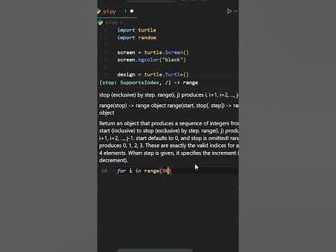 Using Python || Draw RBB Colorful Design #coding #pythondeveloper #pythonanimation #shortsvideo ...