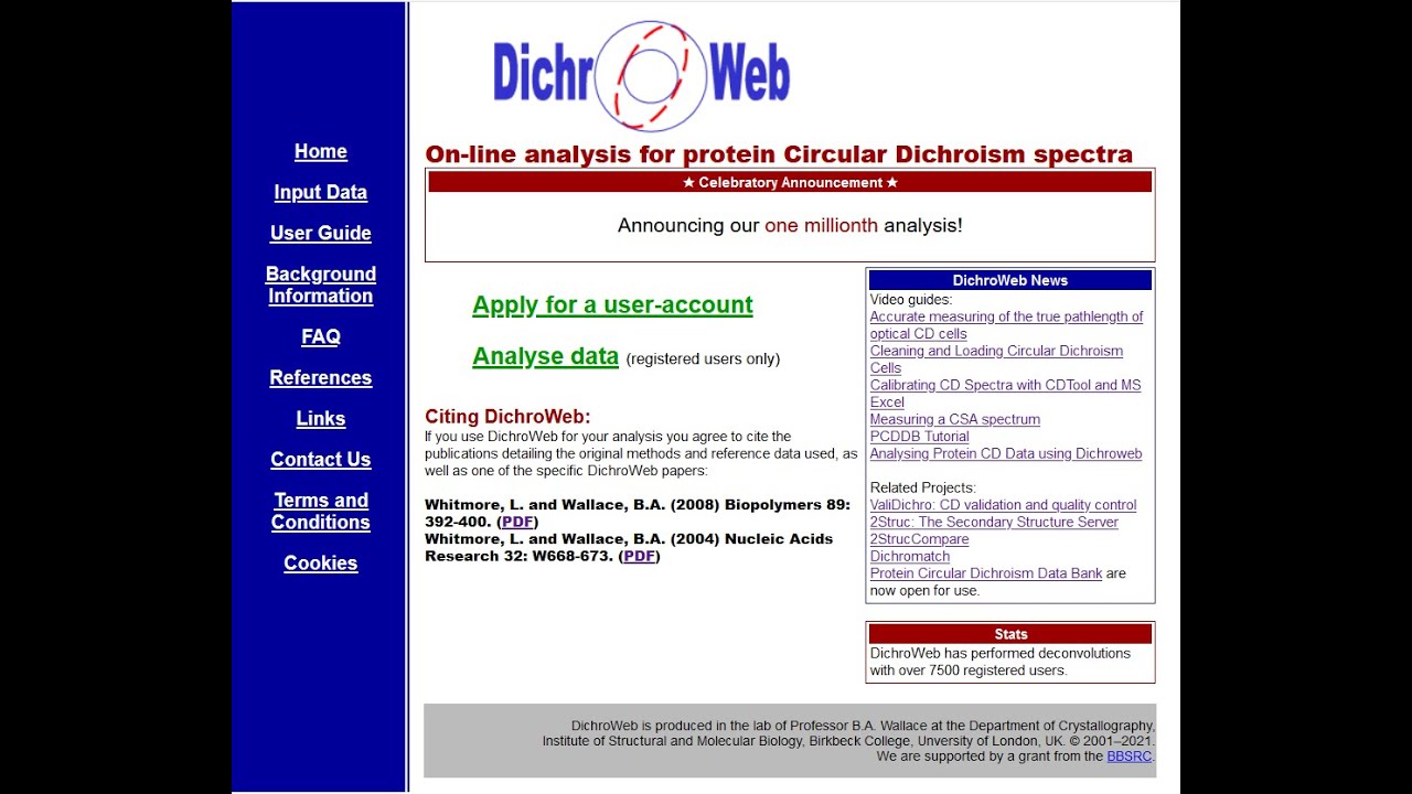 Analysing Protein CD Data using Dichroweb - YouTube