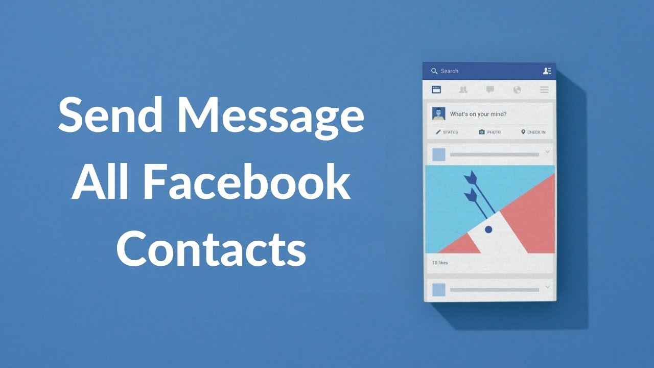 How to Send Message to All Facebook Contacts - YouTube