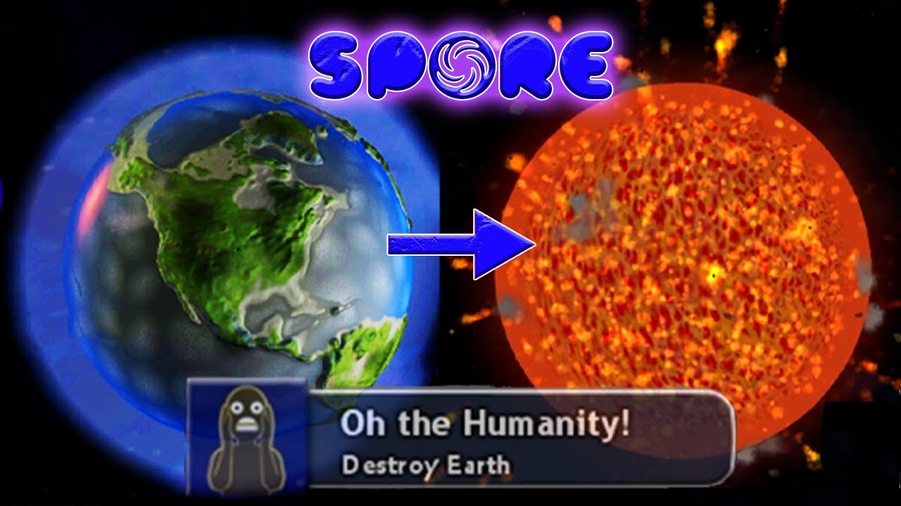 Spore Destroy Earth Speedrun - 51:49 || (Spore Highlights #7) - YouTube
