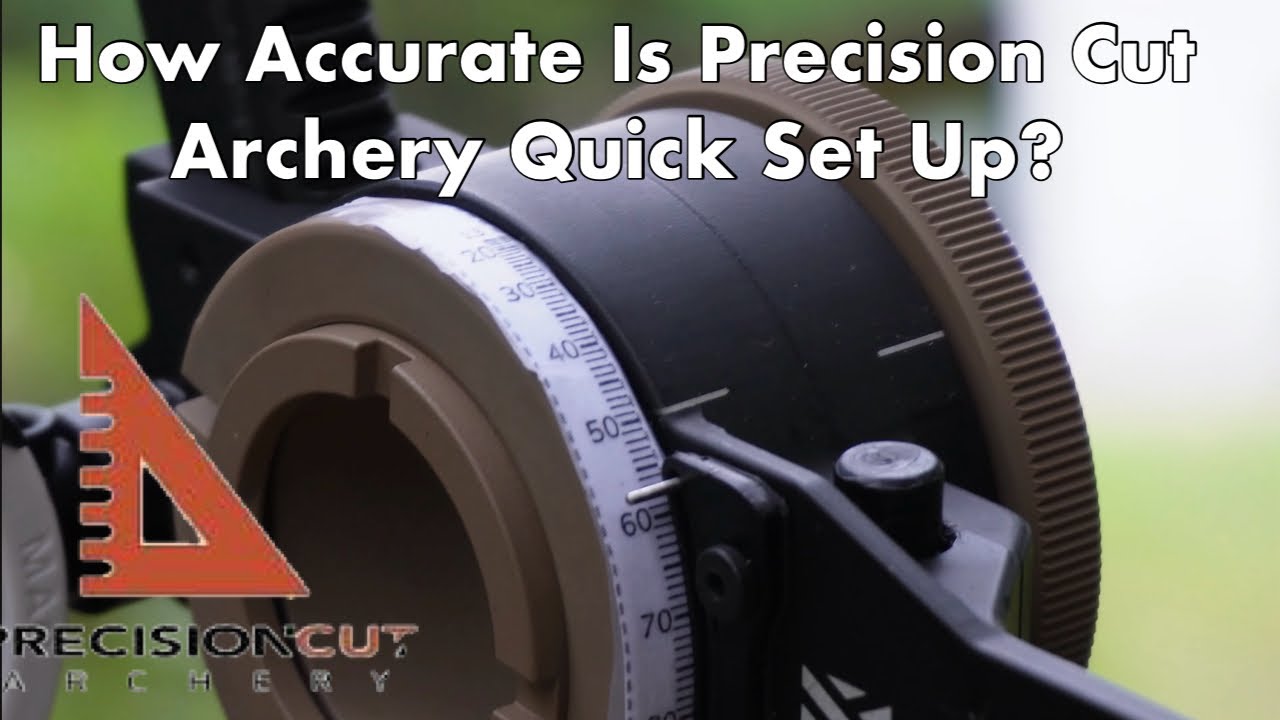 How Accurate Is The Precision Cut Archery Quick Set Up? - #hunting # ...