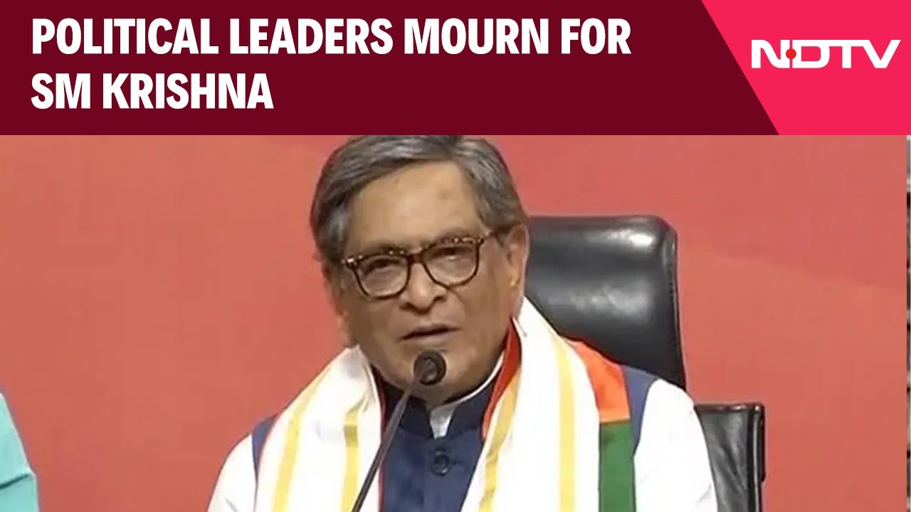 SM Krishna | A Tribute to S M Krishna: Statesman Who Bridged Political ...