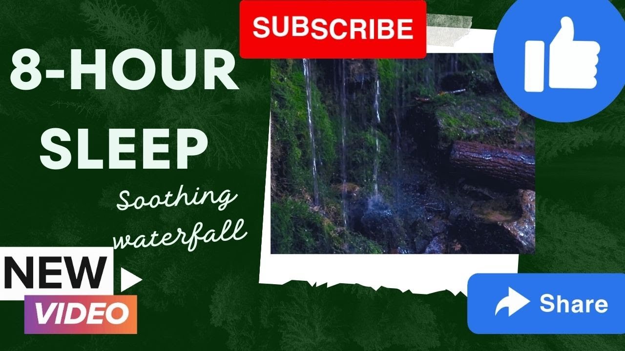 8 Hour Zen Waterfall Meditation Music - YouTube