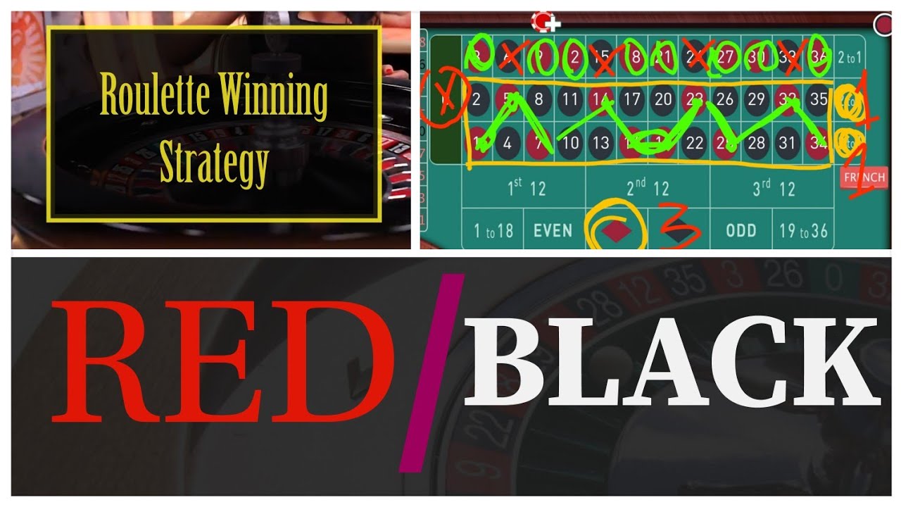 RED/ BLACK Roulette Winning Strategy, with Bank roll management system ...