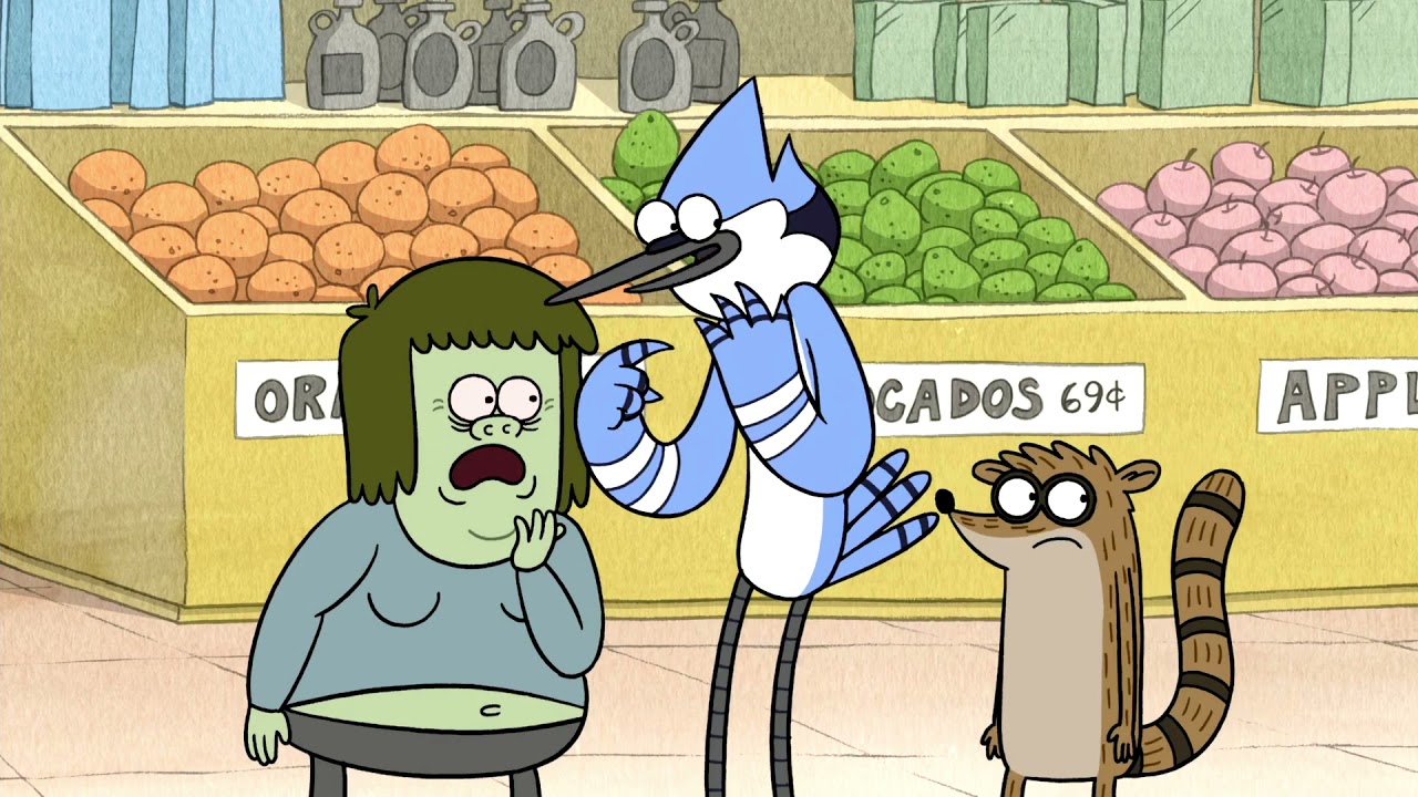 Regular Show - Mordecai And Rigby Help Muscle Man Find A New Girlfriend ...
