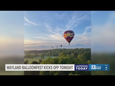 BalloonFest takes flight in Wayland for 5th year - YouTube