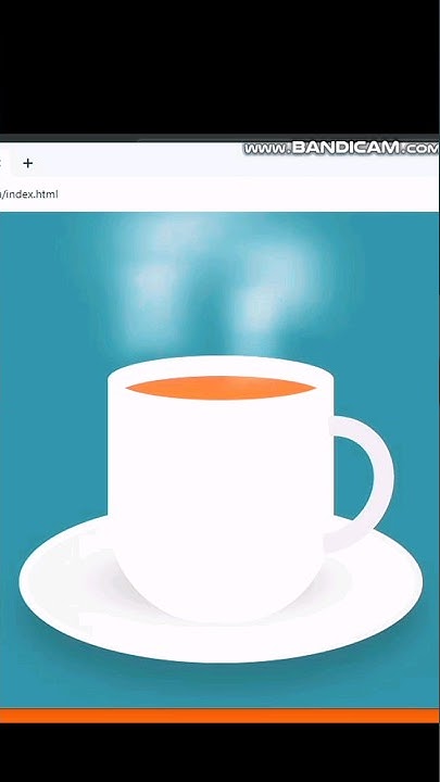 Animated Hot Cup Of Tea Using Html Css Html Css Howto Create Shorts Animation Coding