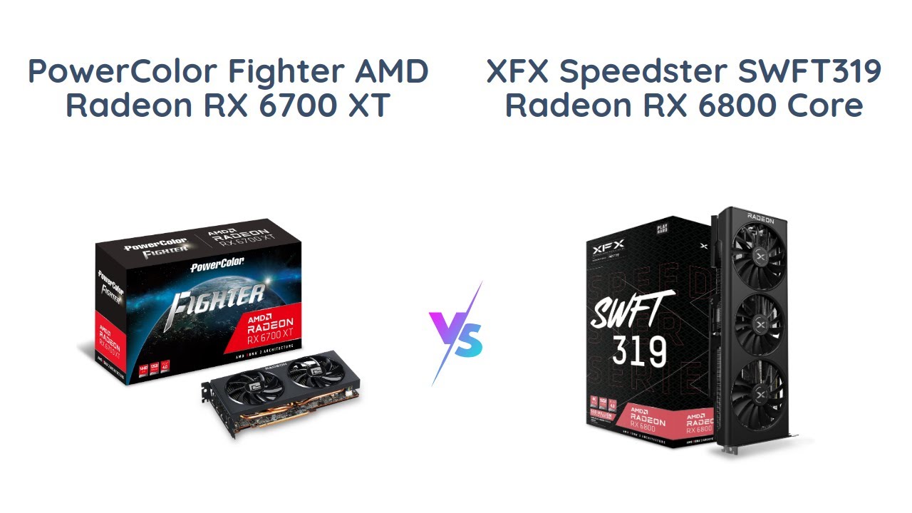 🔥 RX 6700 XT vs RX 6800 Gaming Graphics Card Comparison! - YouTube