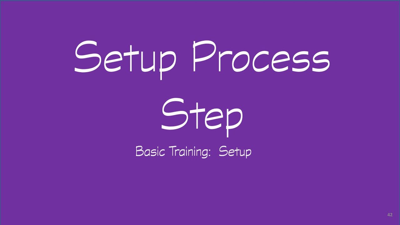 Class 02 Setup Training Youtube 6320