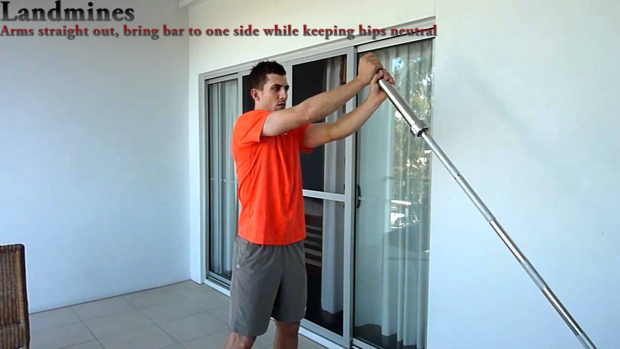 Core Training- Extreme Core Trainer Progression - Landmine- Anti ...