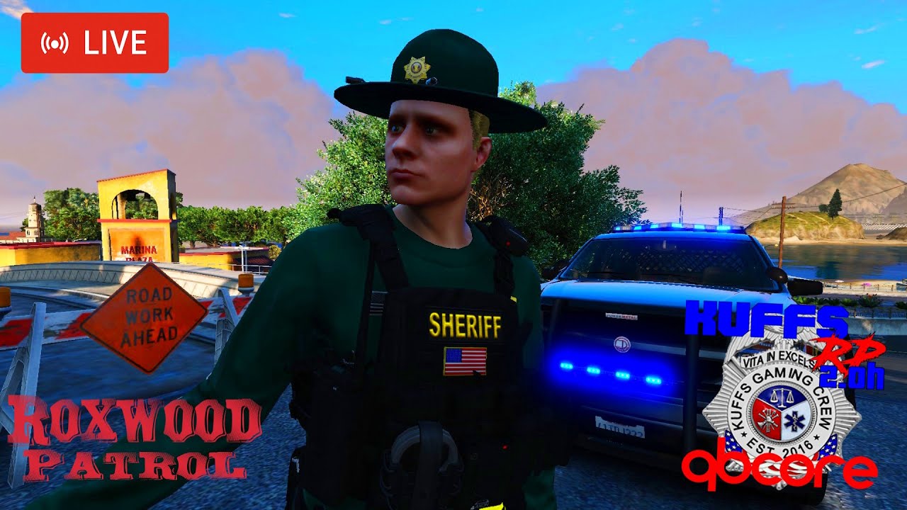 LIVE: GTA V FiveM Kuffs 2.0: 🚸County Patrol: Roxwood🚸 - YouTube