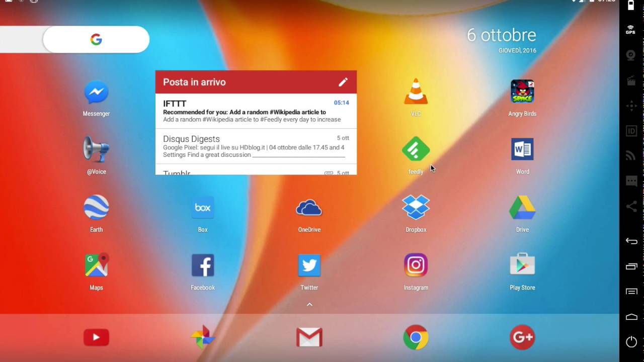 Android 7.0 Nougat Tablet + Google Pixel Launcher + Play Store - YouTube