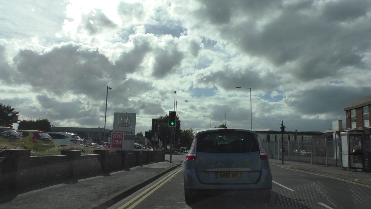 Driving On Bromyard Road A44 & Tudor Way, Worcester, Worcestershire ...