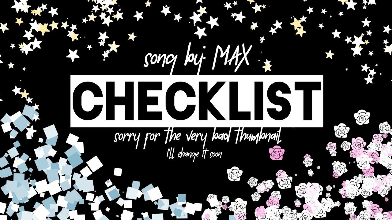 !Checklist! Meme | song by: MAX - YouTube