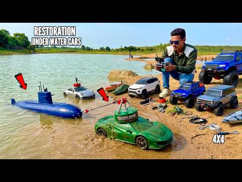 RC Submarine Search River For Lost RC Cars Boxes – Chatpat toy tv