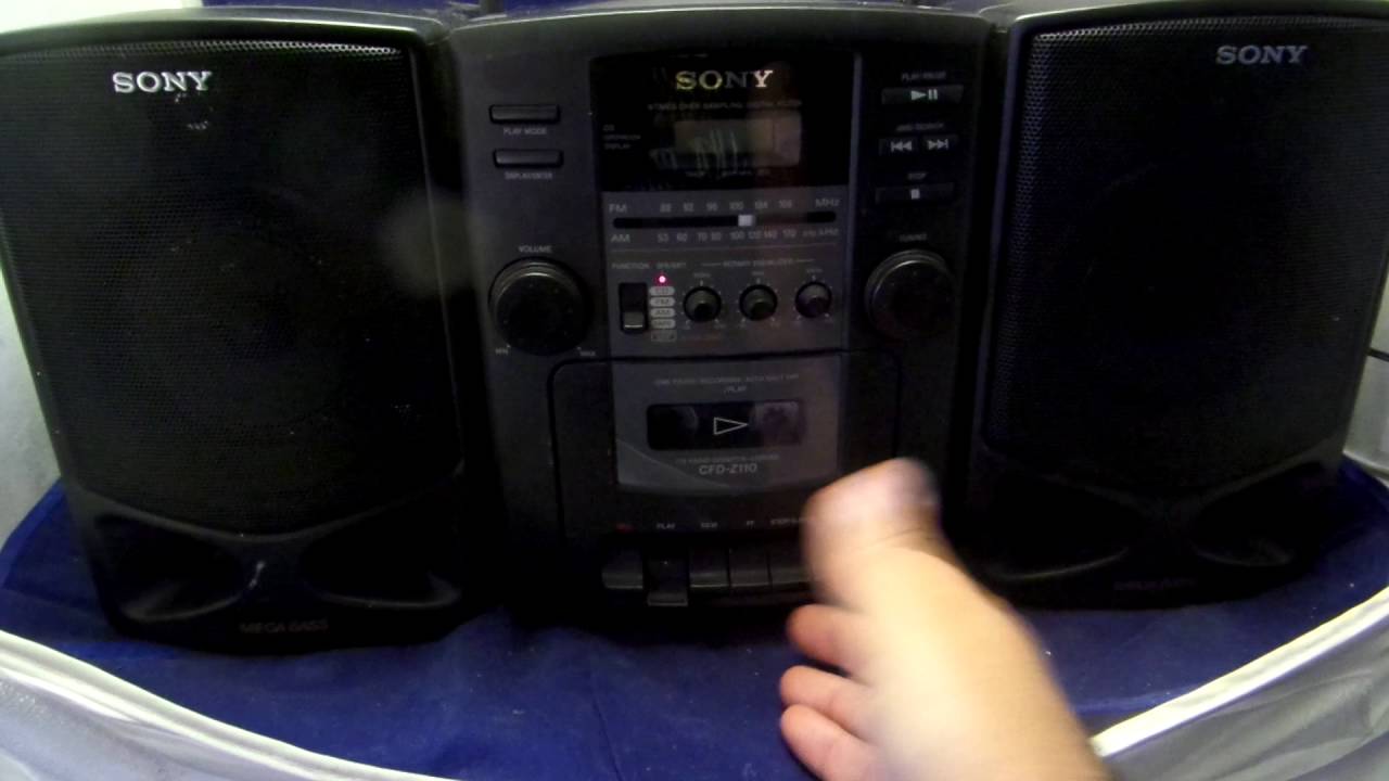 Sony CFD-Z110 for sale on ebay - YouTube