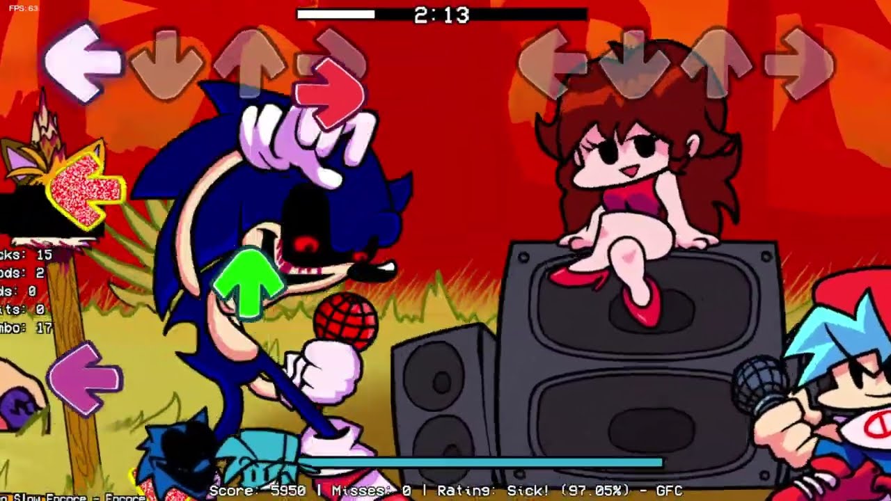 FNF Too Slow Encore Version FanMade │ 91,47% Accuracy - YouTube