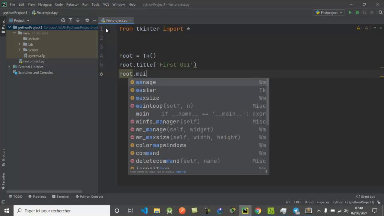 Your first Python GUI application - YouTube