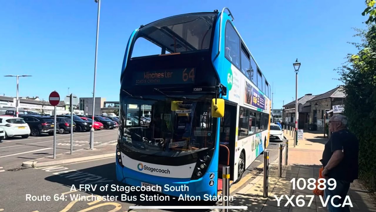 FRV | Stagecoach South 10889 (YX67 VCA) | Route 64: Winchester - Alton ...