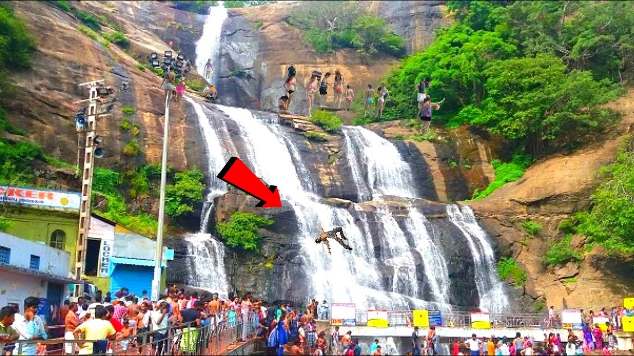 Most Dengerous Accidental Water Fall | Vindam Falls, Mirzapur - YouTube