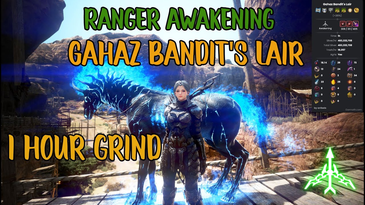 BDO - Ranger Awk PvE l Gahaz Bandit's Lair - YouTube