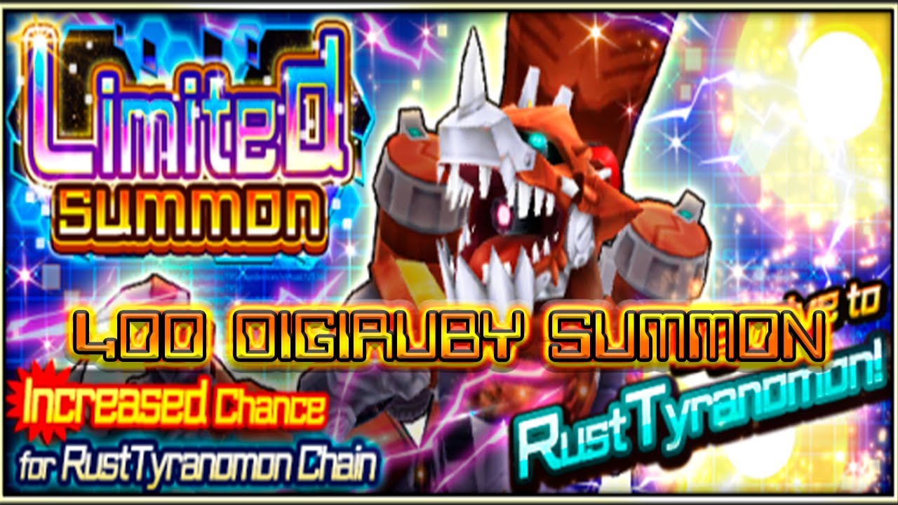 ¿LOGRAREMOS CONSEGUIR A RUSTTYRANOMON? RustTyranomon Summons - Digimon ...