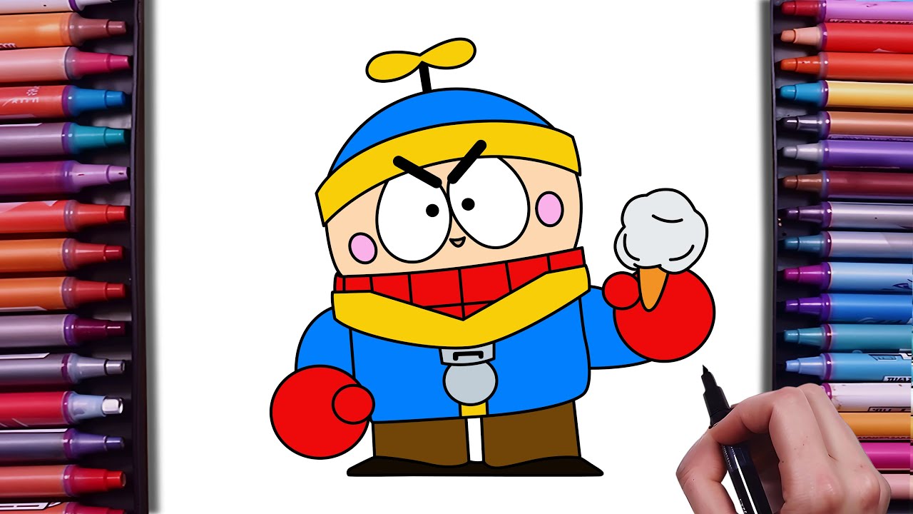 How to Draw Rude Lou From Brawl Stars | New Lou Skin | How to Draw ...