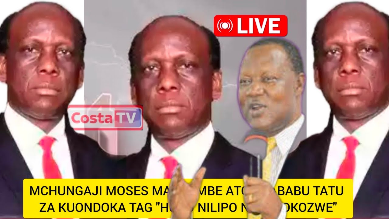 MCHUNGAJI MOSES MAGEMBE ATOA SABABU TATU ZA KUONDOKA TAG "NILIPO ...