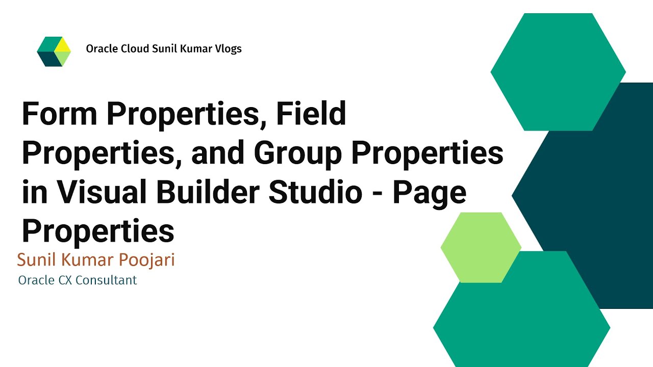 Form Properties, Field Properties, and Group Properties in Visual ...