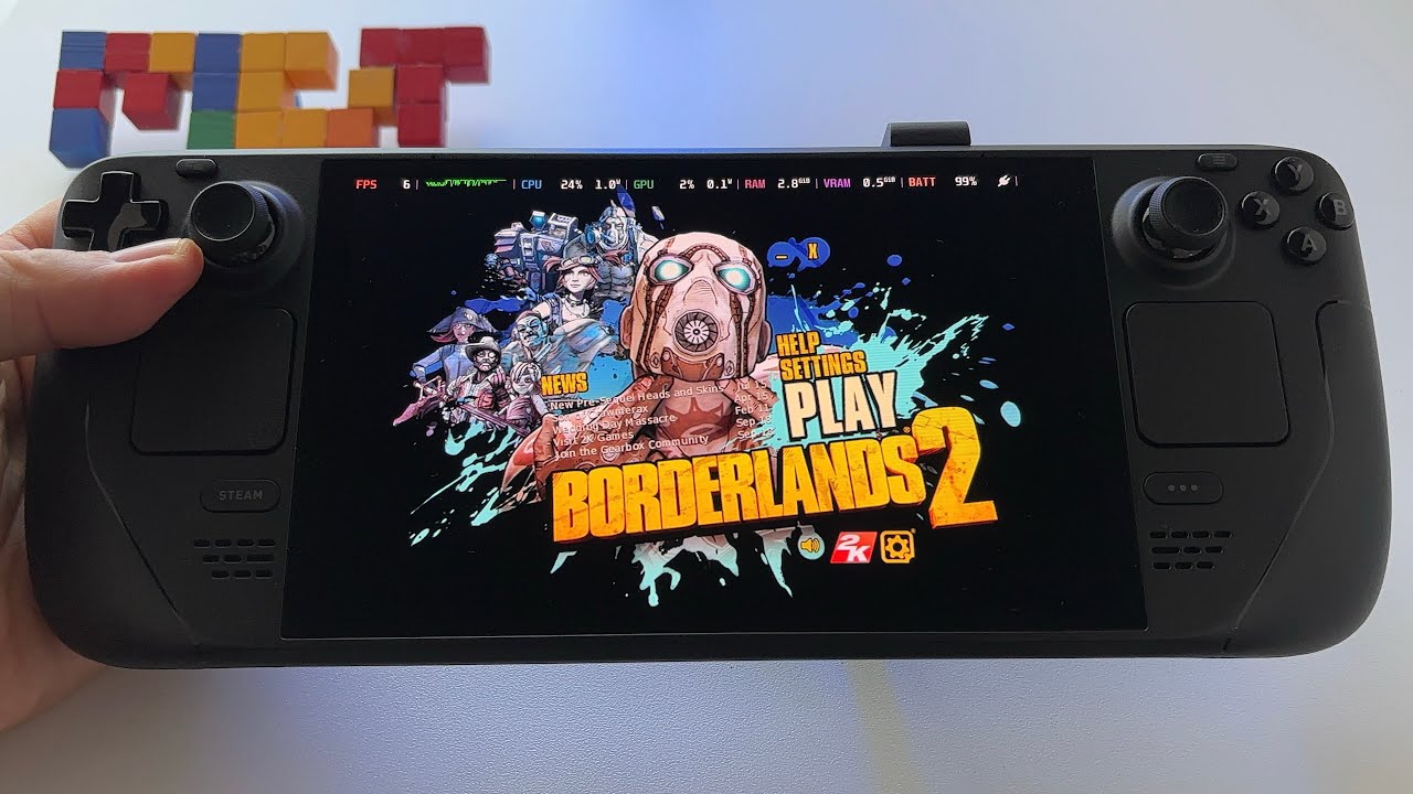 Borderlands 2 | Steam Deck OLED handheld gameplay - YouTube