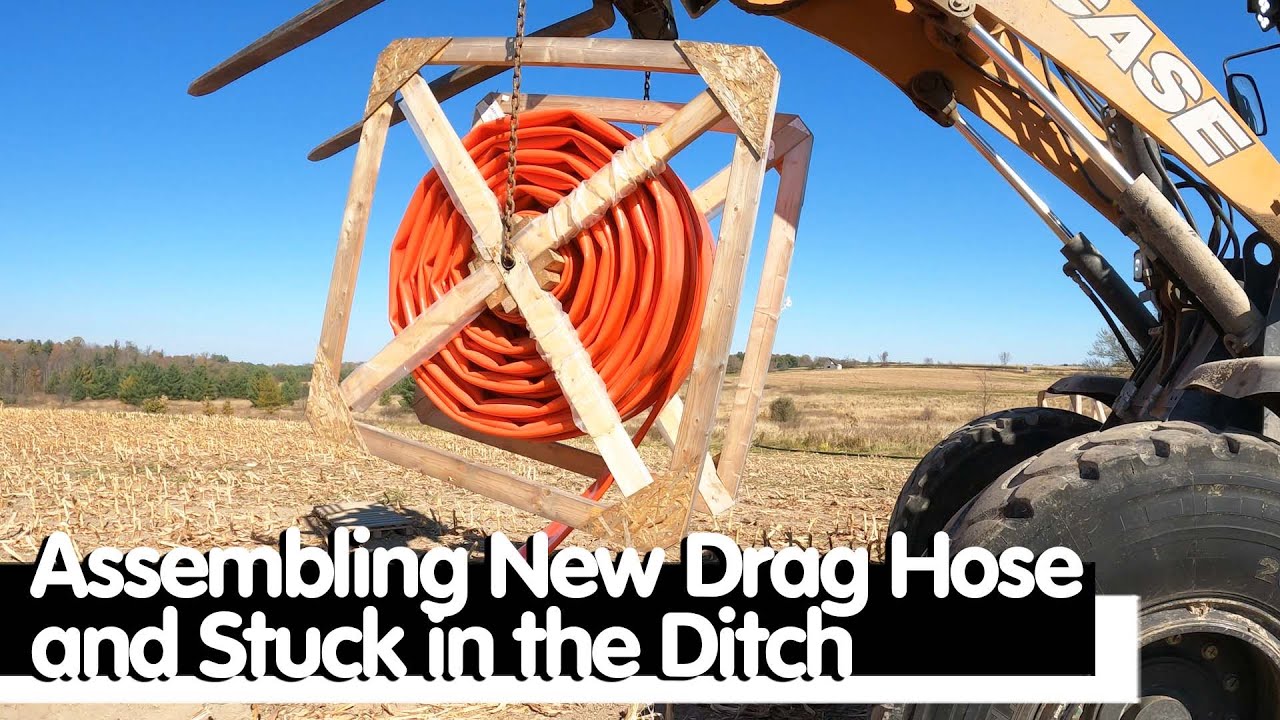 Assembling New Drag Hose and Stuck in the Ditch - YouTube