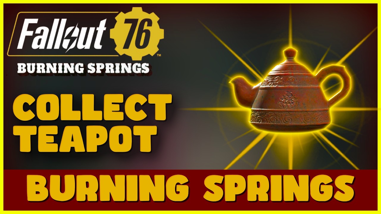 Collect Teapot in Fallout 76 Burning Springs - YouTube