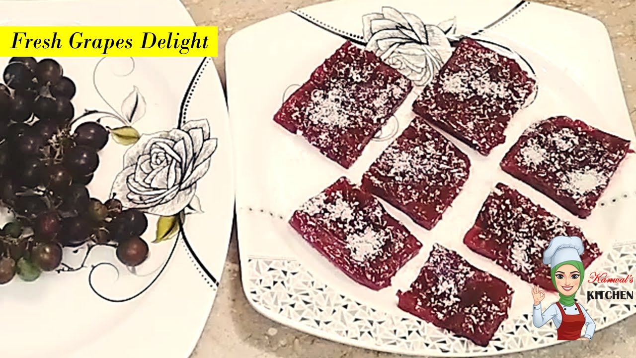 Grape Turkish Delight Recipe by Kanwal's Kitchen - YouTube