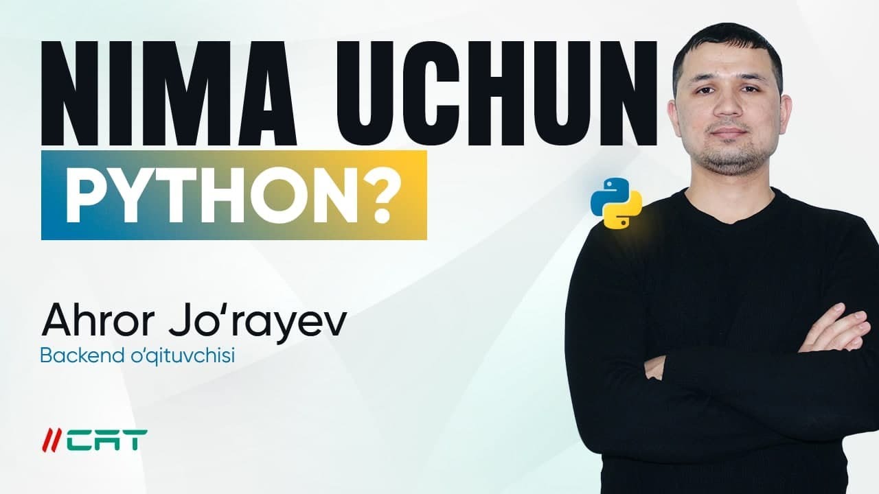 Nima uchun Python? - YouTube