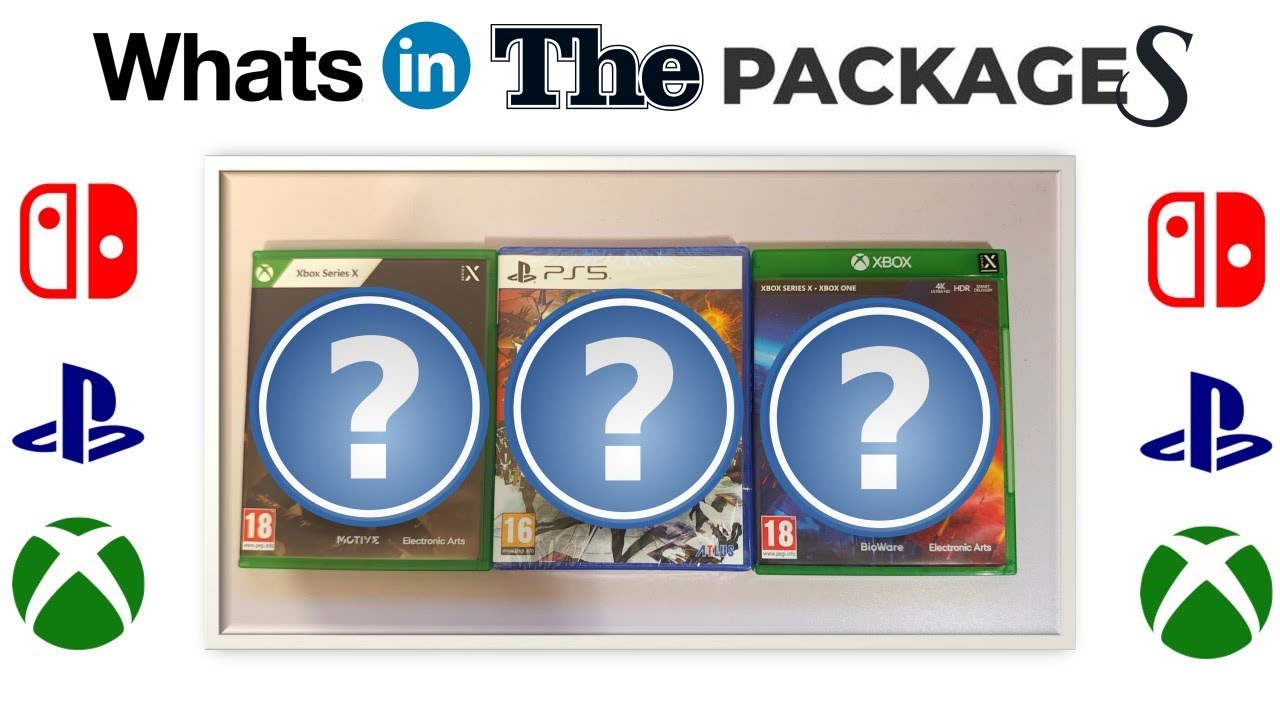 What's in the packages? PS5, Xbox Series X/S Games - YouTube