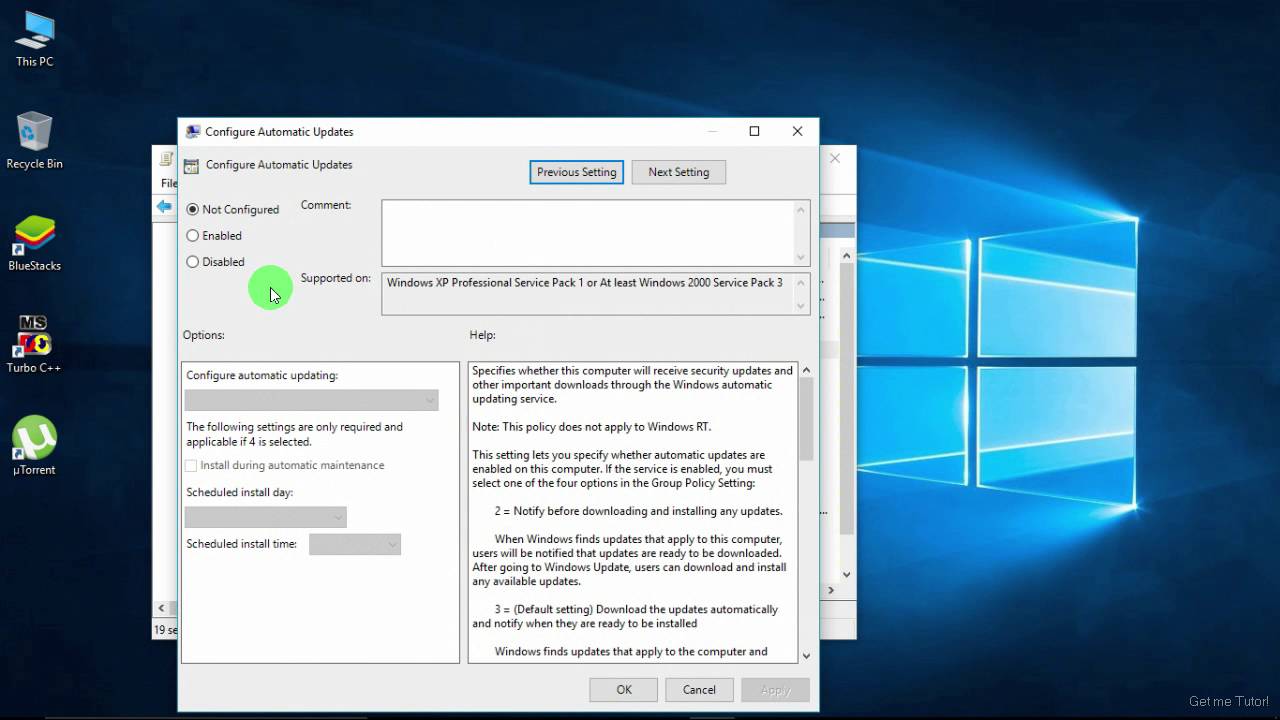 Turn Off Your windows update in Windows 10 Pro - YouTube