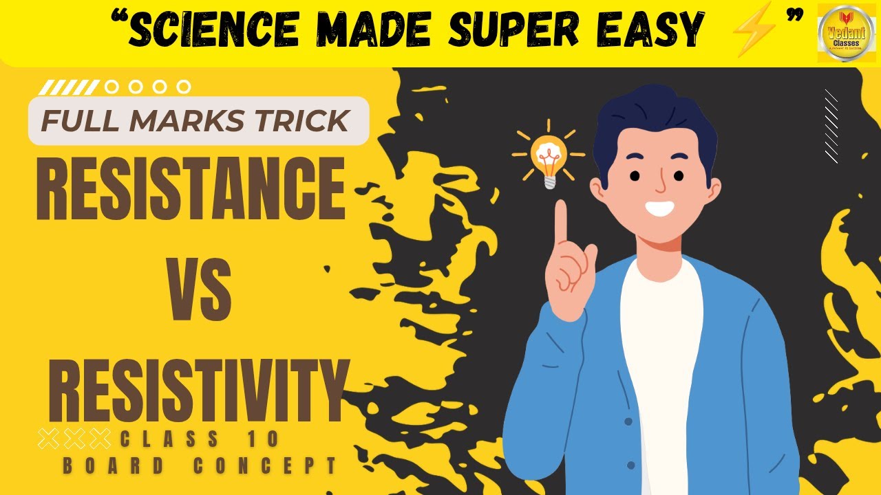 Resistance vs Resistivity | Class 10 Science | Easy Explanation + Full ...
