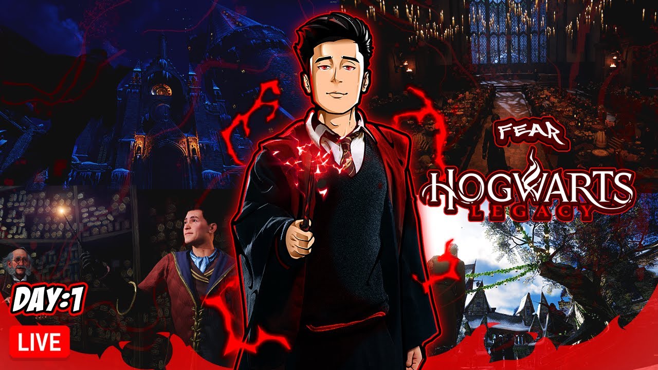 Wand in Hand, Adventure Awaits! | Hogwarts Legacy 🔴LIVE x FearMe 🇵🇰 DAY1 - YouTube